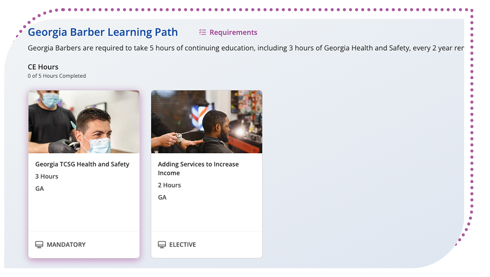 Barber Continuing Education - Elite Learning