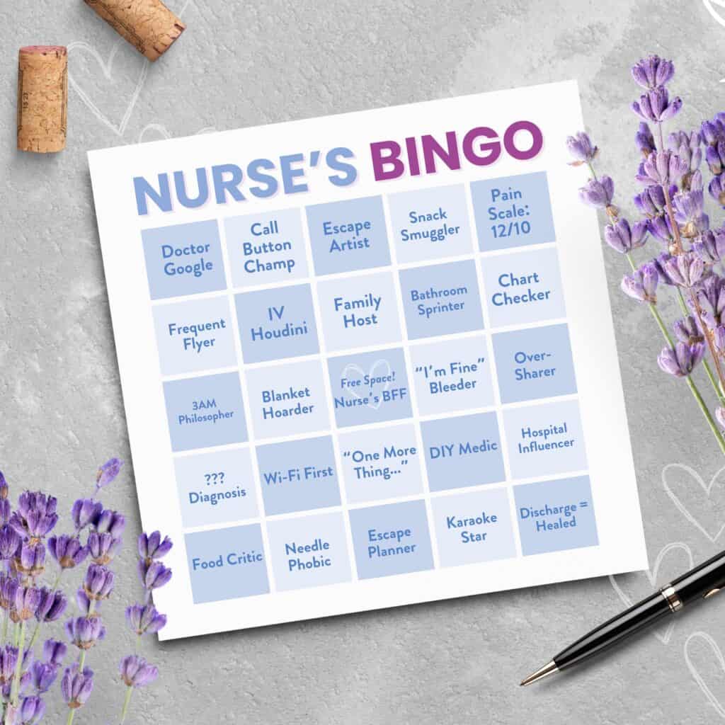 25 Patients Every Nurse Needs on Their Bingo Board - Elite Learning